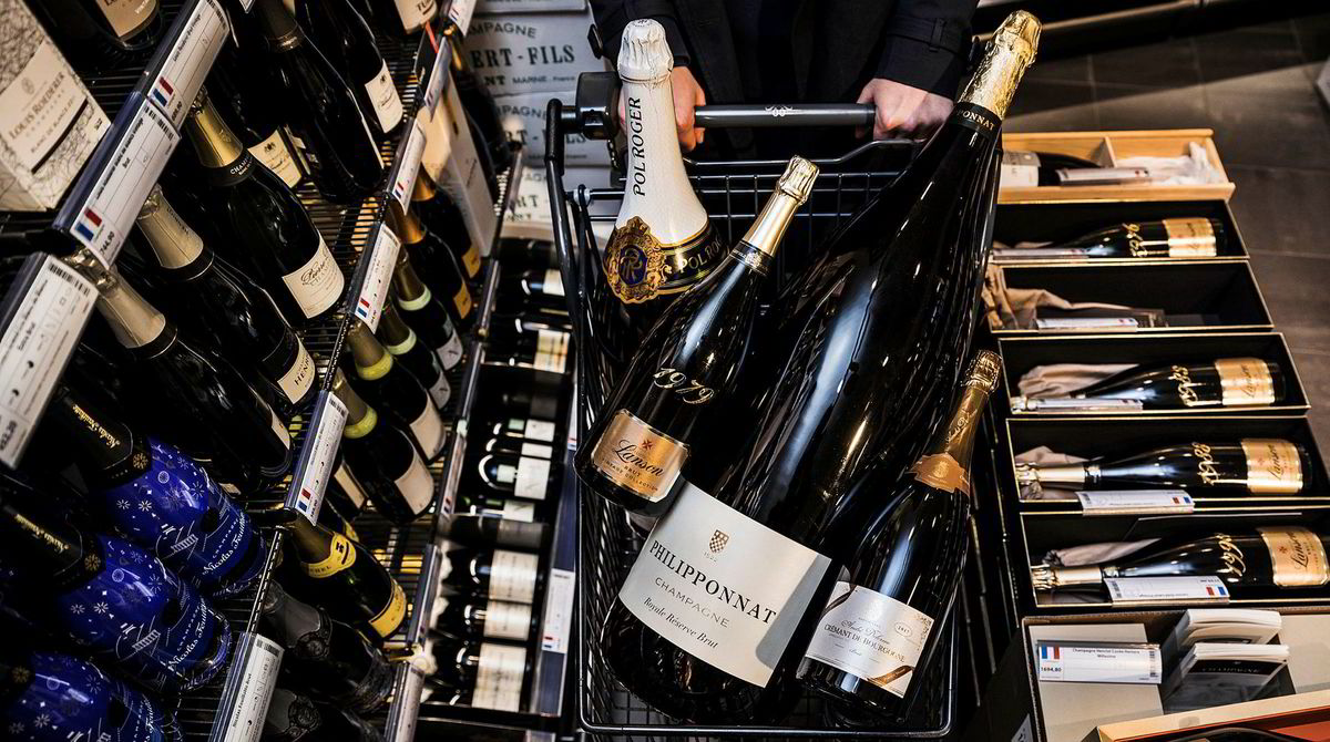 Store flasker musserende vin | DN