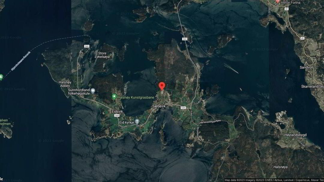 Den kjedete eneboligen er på 129 kvadratmeter. Kvadratmeterprisen er ...