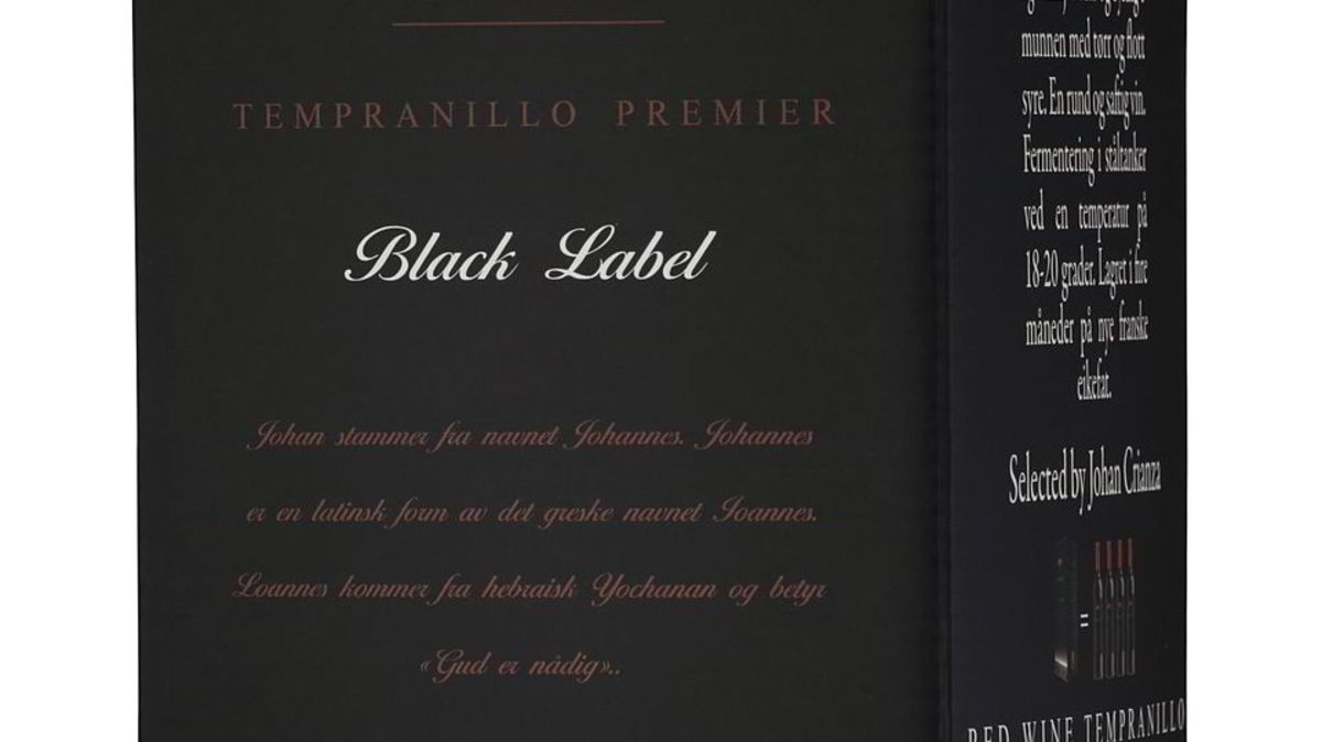 Johan Uten land Black Label Tempranillo - Smak | DN