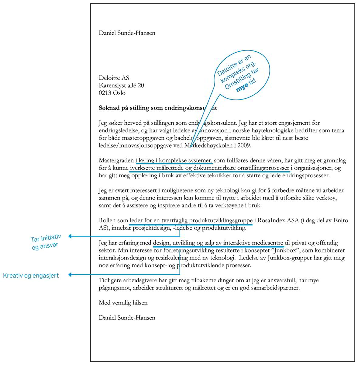 Jobbsøknad: Eksempel på to søknader som ga jobb | DN