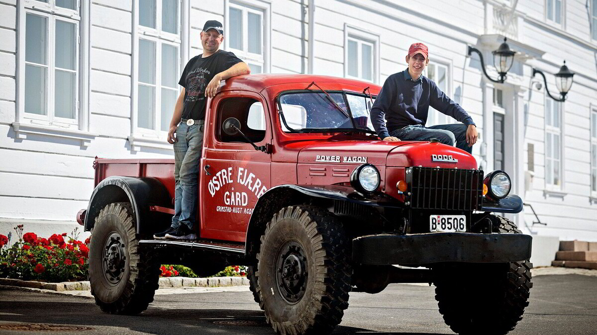 Mitt kjøretøy med familien Fiære og deres Dodge Power Wagon. (+) | DN