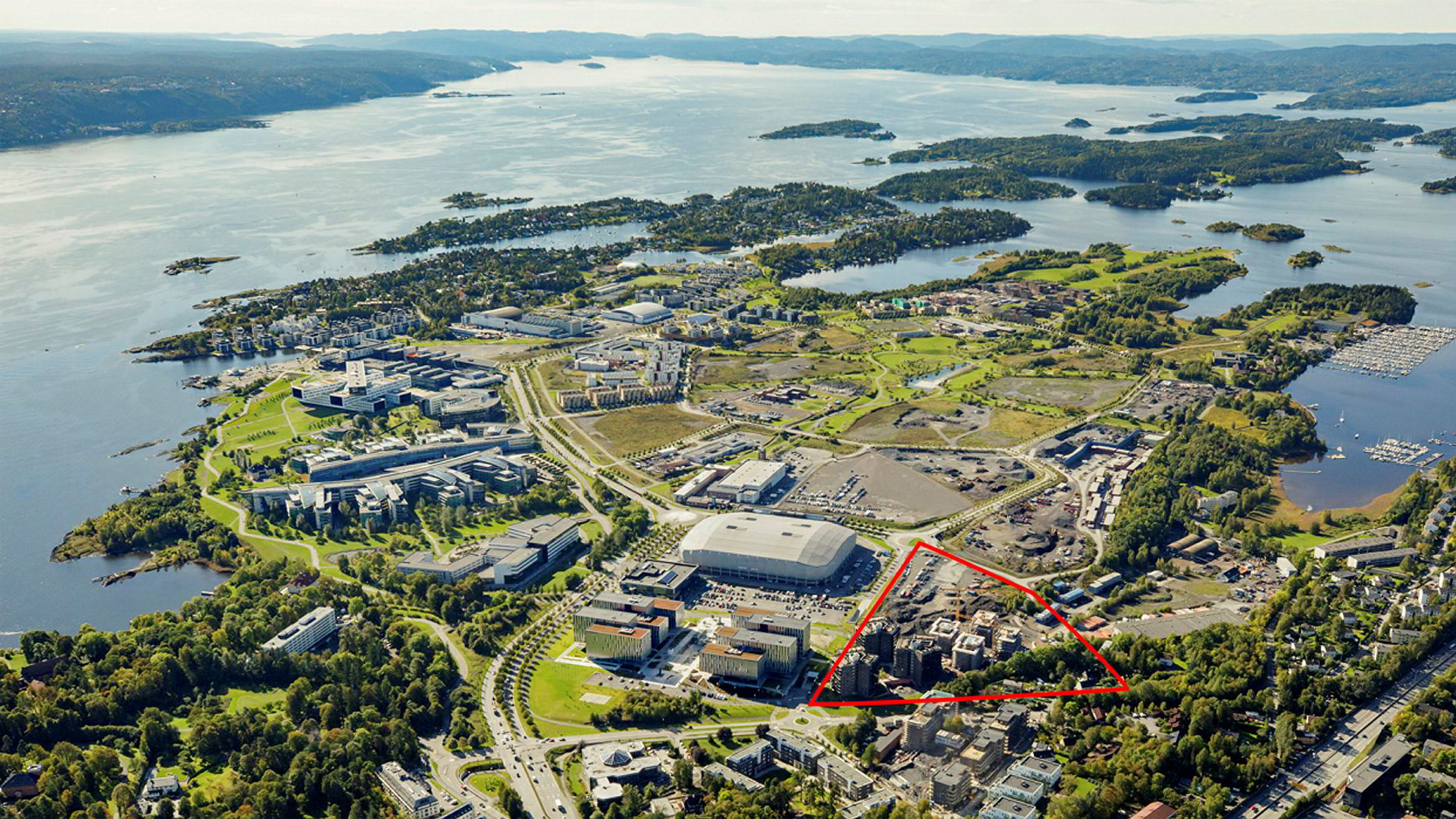 Obos og Aker skal bygge 45.000 kvm. på Fornebu | DN