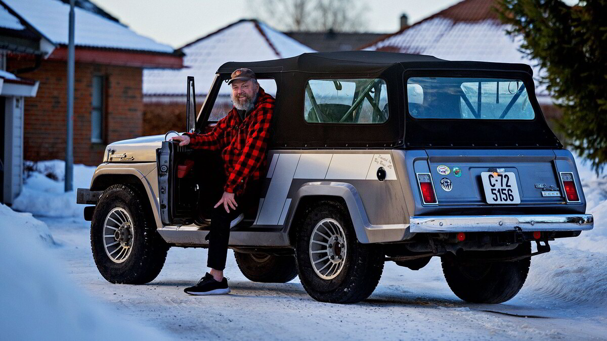 Mitt kjøretøy med Jon Henning Kristoffersen og hans Jeepster Commando ...
