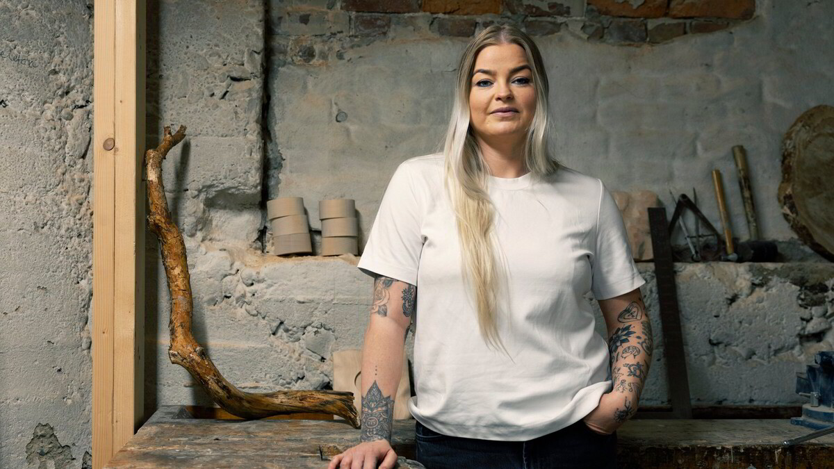 Designer Anna Maria Øfstedal Eng stiller ut under Designers' Saturday ...