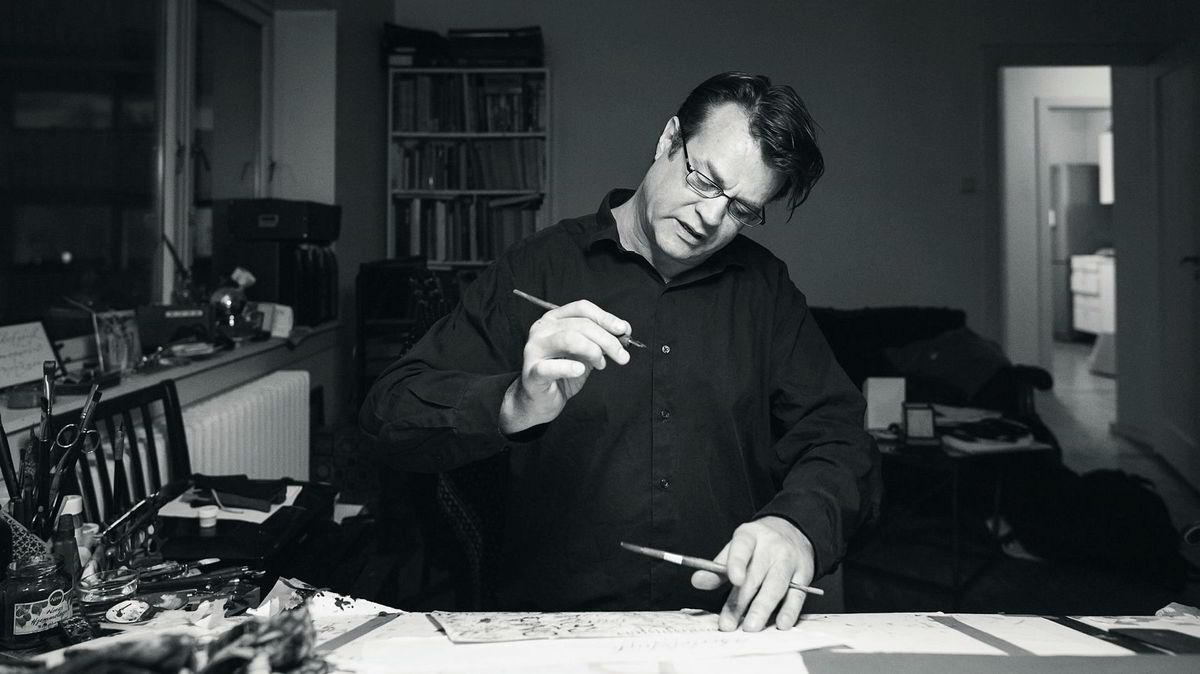 Christopher Haanes har utformet diplomet til Nobels fredspris. (+) | DN