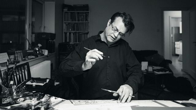 Christopher Haanes har utformet diplomet til Nobels fredspris. (DN+) | DN